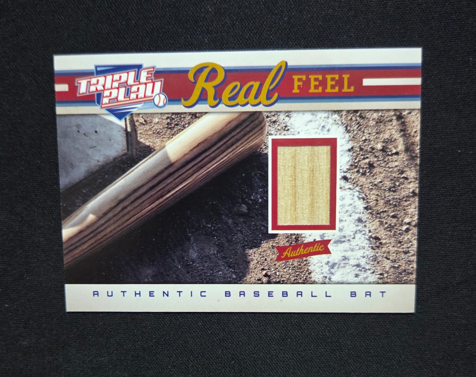 2012 Panini Triple Play Real Feel Baseball Bat Relic #296 | eBay