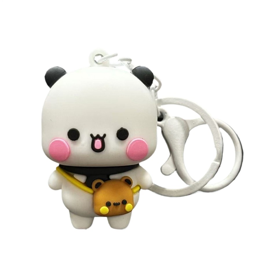 Couple Panda KeychainBubu And Dudu Two Couple Key Chain Cute Schoolbag ...