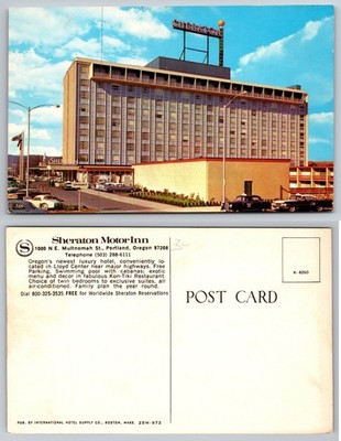 Sheraton Motor Inn Portland Oregon Hotel Postcard | eBay