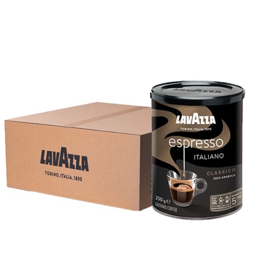Lavazza - Espresso Italiano Classico Gemahlener Kaffee (Dose) - 12x ...