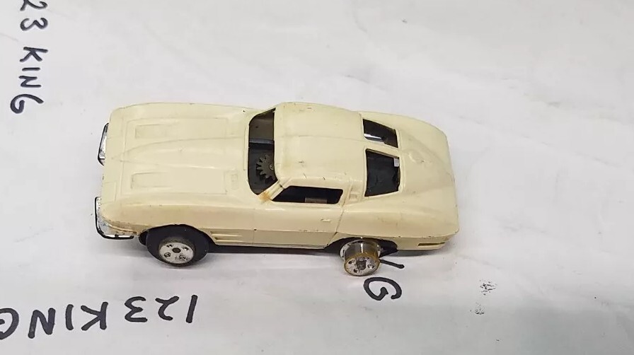 Vintage Aurora TJet Slot Car 1963 Chevy Corvette Split Window Coupe | eBay
