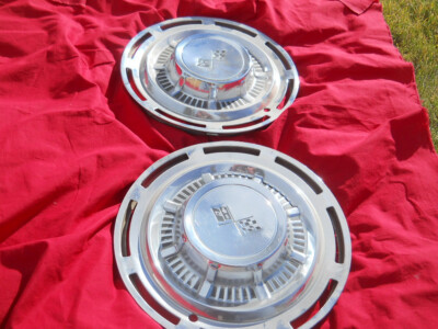 59 Chevy Impala Hubcaps Nice Used* | eBay UK
