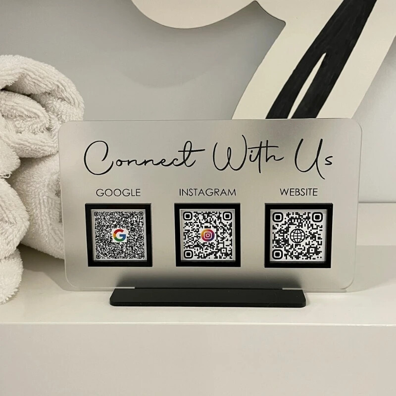 QR Code Scan To Pay Sign Social Media Sign QR Code Sign Google ...