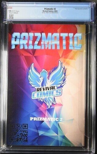 Prizmatic #2 Keith Garvey Knockout GOLD METAL 1/1 printed CGC 9.8 | eBay