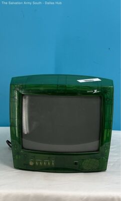 Retro Zenith H13E05LG Clear Green Transparent 13'' Color TV -TESTED- | eBay