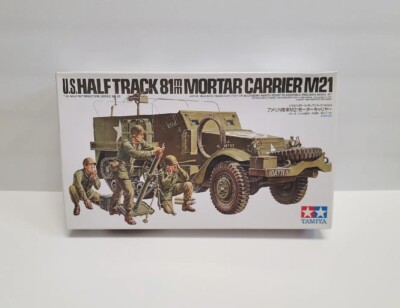 TAMIYA US Half Track 81mm Mortar Carrier M21 Model Kit 35083 1/35 Scale ...