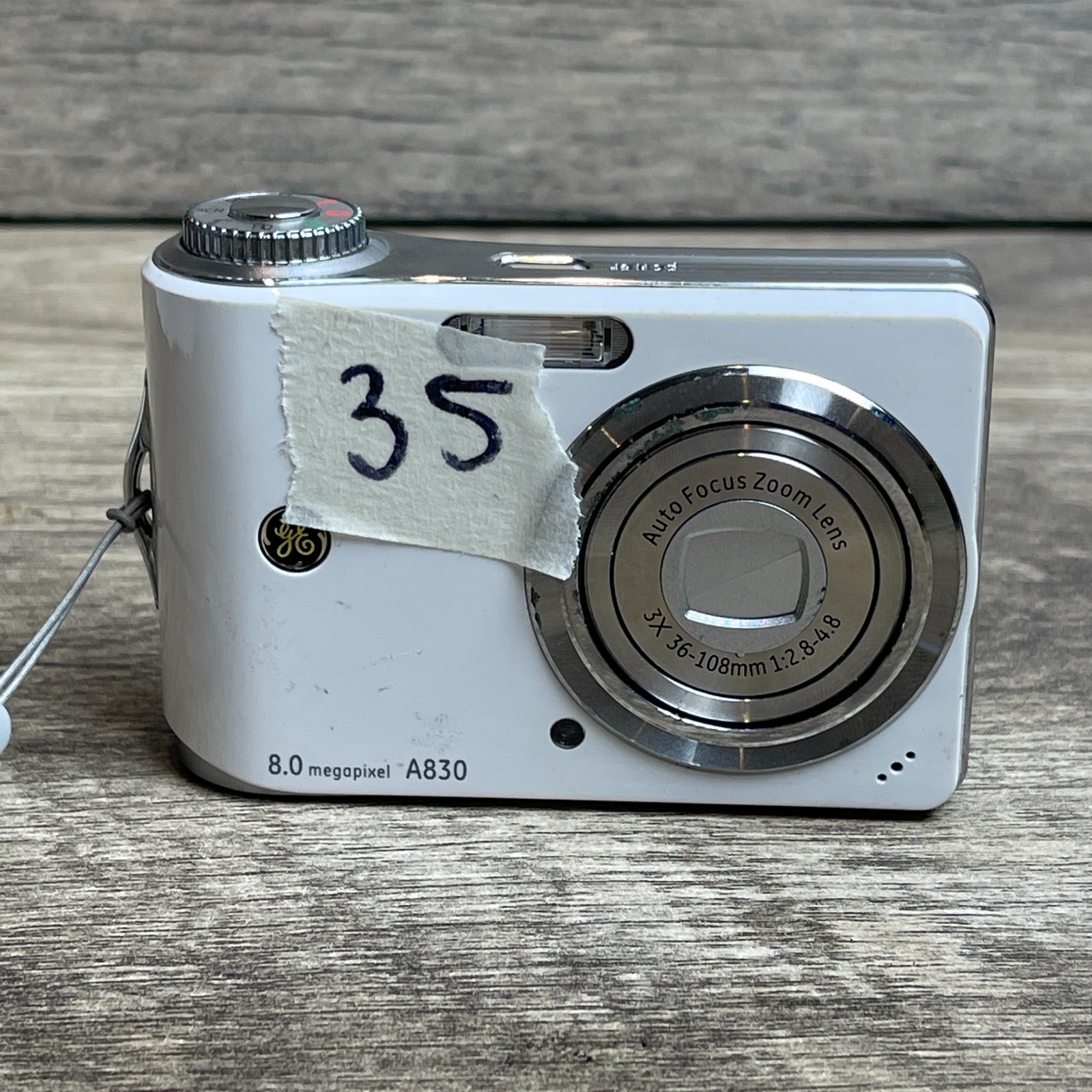 GE A830 Silver 8.0 MP 2.5" LCD Screen Auto Focus 3X Optical Zoom ...