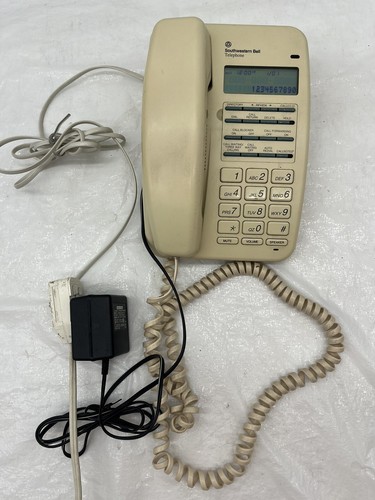 Vintage Southwestern Bell Touch Tone Phone CT-100 Caller ID/Waiting ...
