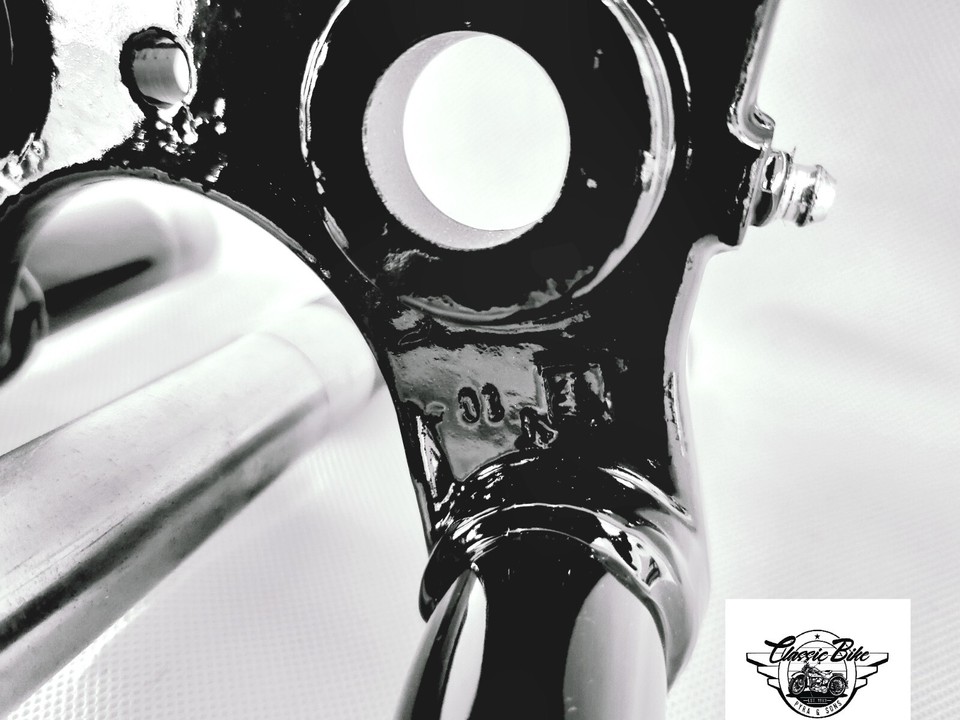 Rigid Fork Springer inline for Harley Big Twins, Black | eBay