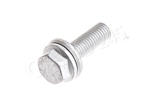 Genuine BMW Hex Head Bolt with Flange and Washer 10 X 35 mm (17 mm Hex ...