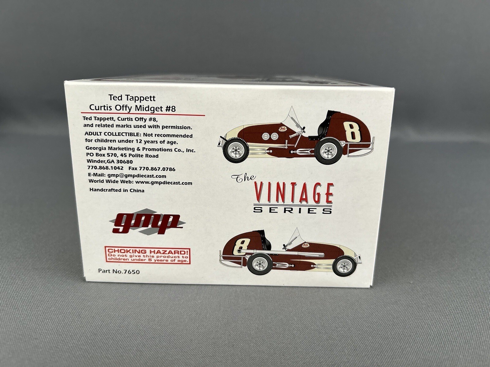 GMP Ted Tappett Curtis Offy #8 Midget Dirt Car 1/18 Scale Diecast S/N ...