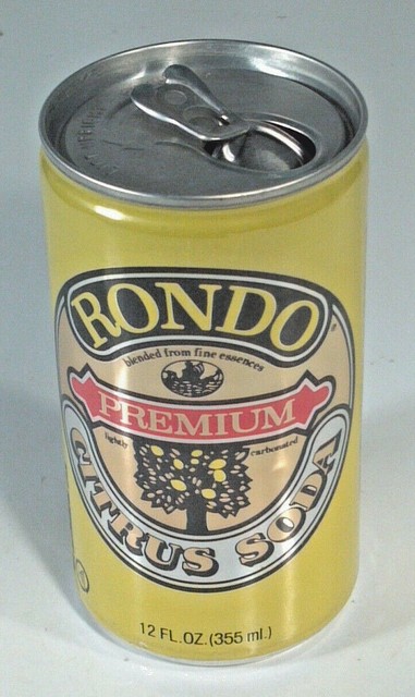 Vintage Rondo Citrus Soda Pop Can 12oz Aluminum Coca Cola Midwest St ...