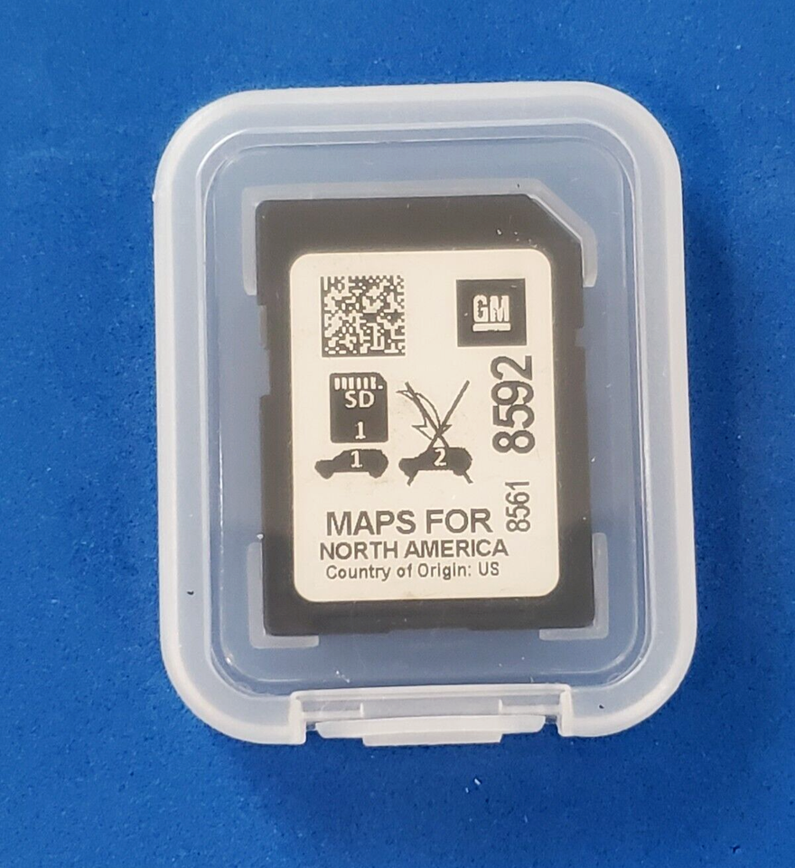 2018 - 2022 OEM GM, GMC, Cadillac Navigation GPS Maps SD Card USA ...