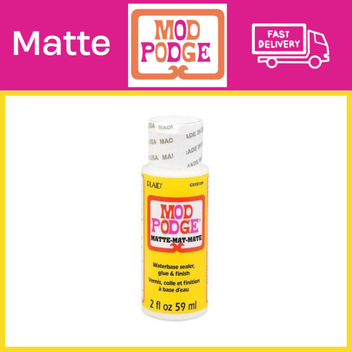 Mod Podge All-In-One Glue/Sealer Medium - Matte Finish - 59ml (2oz ...