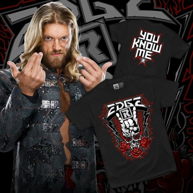 Edge XL Official WWE Shop T-Shirt Bundle (Autographed Photo, Cup) | eBay