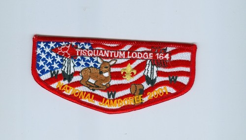 OA Lodge 164 Tisquantum 2001 National Jamboree flap fk | eBay