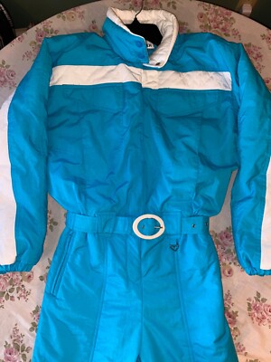 Vintage Obermeyer Ski Suit Womens Blue Size 8 Excellent Condition Retro ...