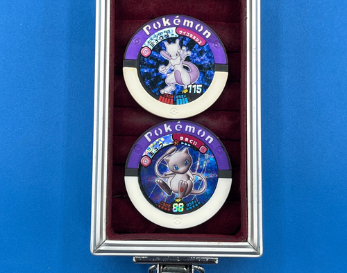 Lot 2 Mew + Mewtwo ( ALL HOLO Master coin ) Pokemon Battrio vintage ...