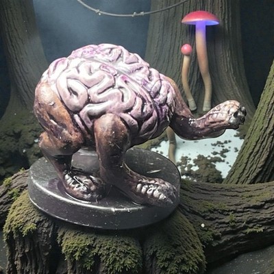 D&D miniatures- Unhallowed - INTELLECT DEVOURER -w/card -combined ...