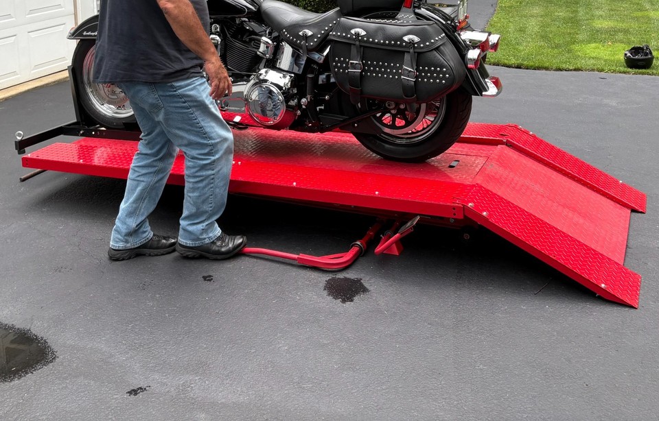 motorcycle lift side extensions for Harbor Freight Style Tables 1000 lb ...