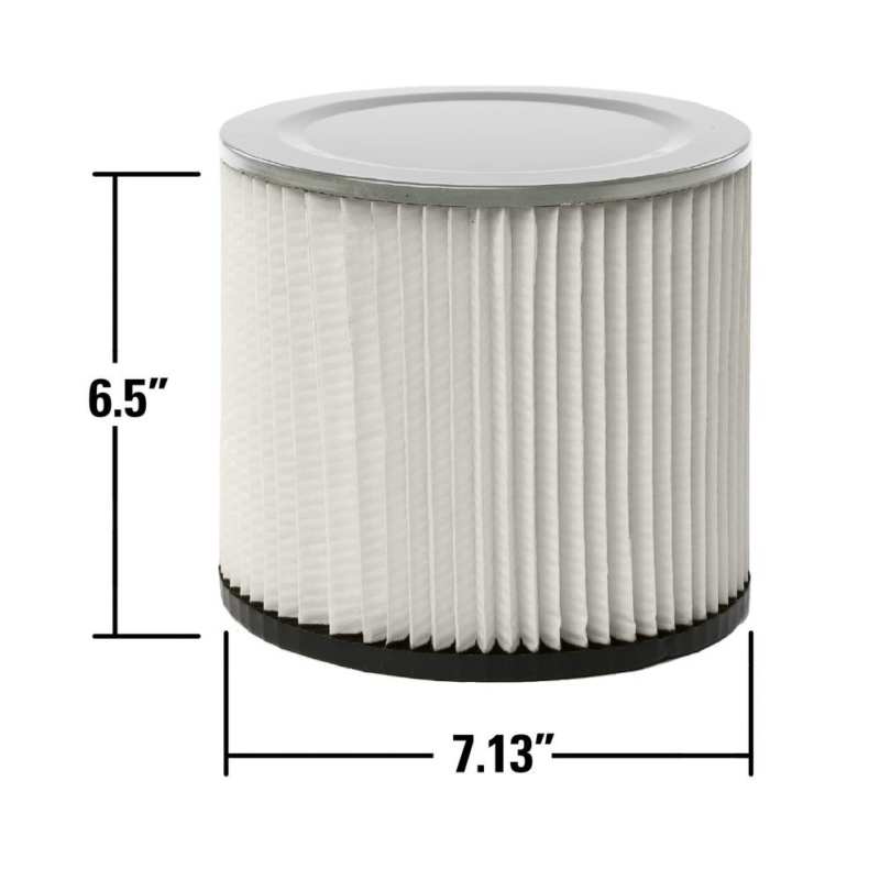 Standard Cartridge Filter For Most Genie And Shop-Vac Wet/Dry Vacuums ...