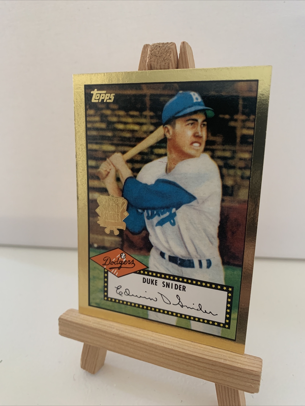 Duke Snider 2002 Topps 1952 World Series Reprint #37 Gold Card | eBay
