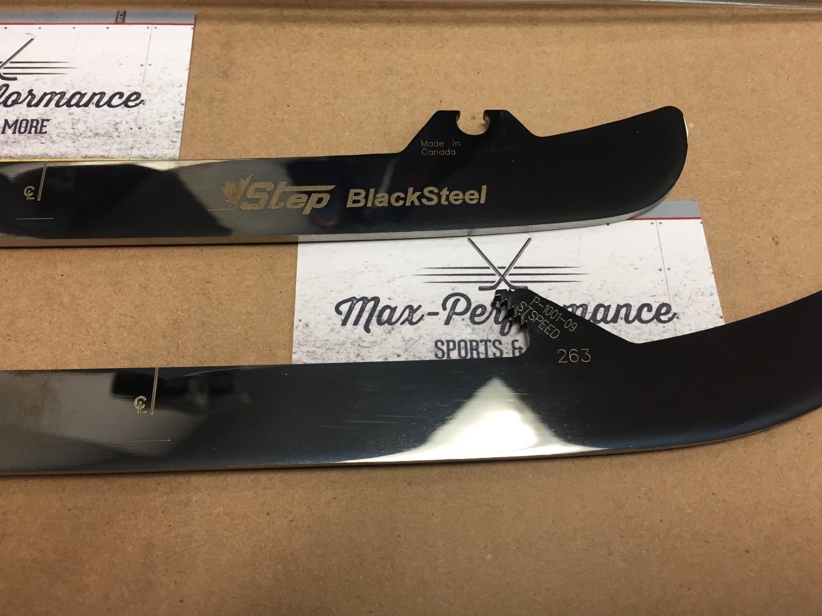 Step Steel Blacksteel Bauer Lightspeed Skate Runners! Blades Holders ...
