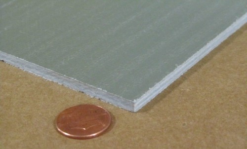 Fiberglass Sheet, Extren .125" (1/8") x 12" x 12" Olive Green, 2 Units ...