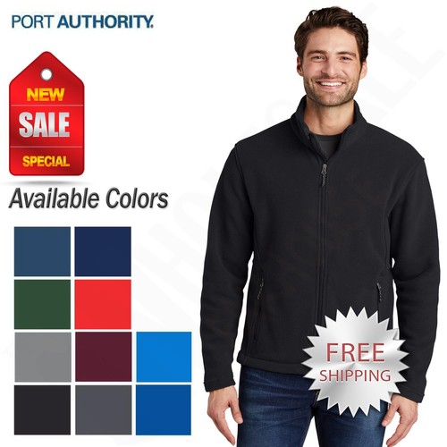 Port Authority Mens Long Sleeve Midweight Fleece Jacket With Pockets ...