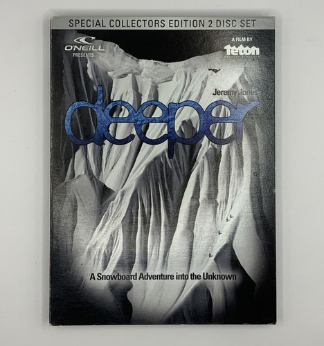 Deeper by Jeremy Jones (DVD, 2-Disc Set) Snowboard Adventure Into The ...