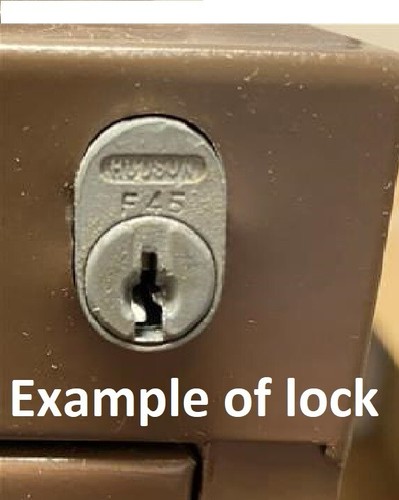 F01-F100 2-Keys For Hudson / Cole Filing Cabinet "cut to your key code ...