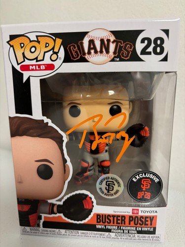 SF Giants Buster Posey Limited/RARE VIP Signed Funko POP! from 9/1/24 ...
