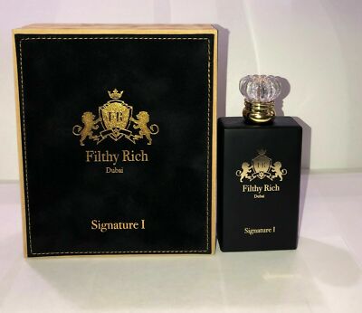 Filthy Rich Dubai Signature I 4.2 OZ EDP for men (Plus 1 surprise ...