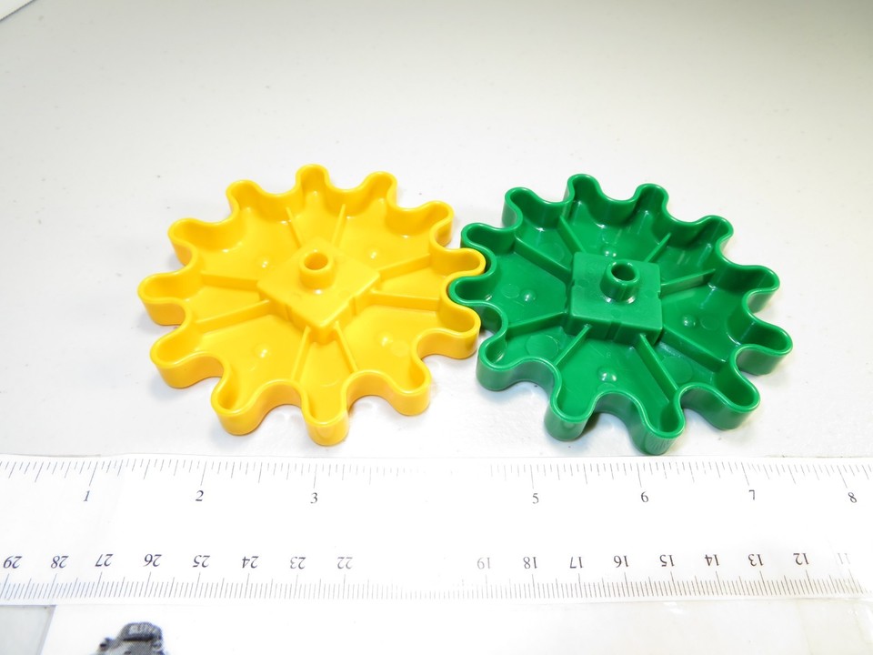 Learning Resources Dizzy Fun Land 2 Green Yellow Gears Replacement Part ...