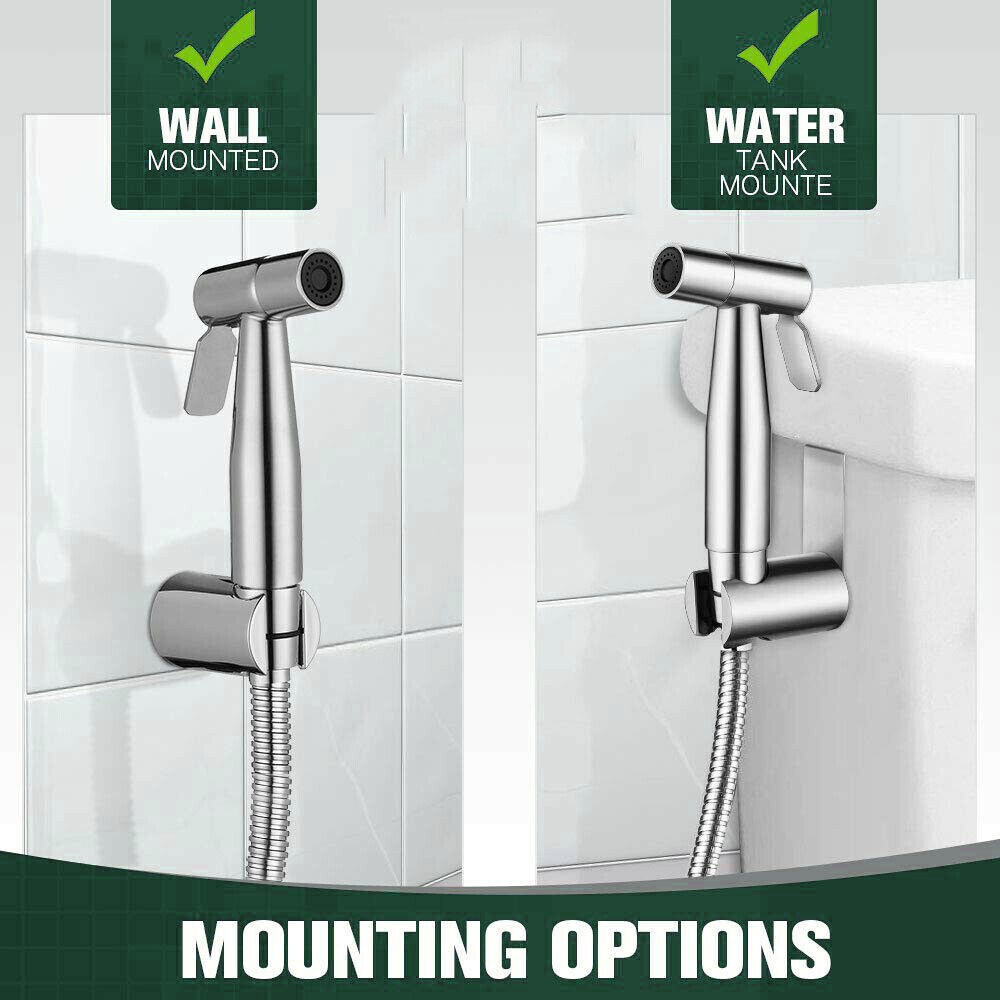 Stainless Steel Douche Bidet Handheld Toilet Spray Shower Shattaf ...