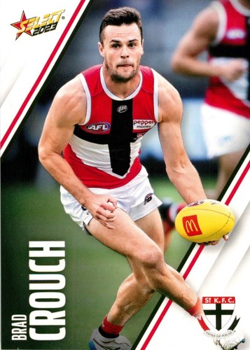 Nouveau 2023 ST KILDA SAINTS AFL Card BRAD CROUCH Footy Stars | eBay