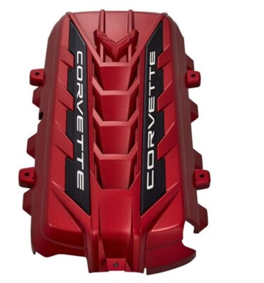 2020-2025 Chevrolet Corvette C8 Engine Cover in Edge Red GM NEW OEM ...