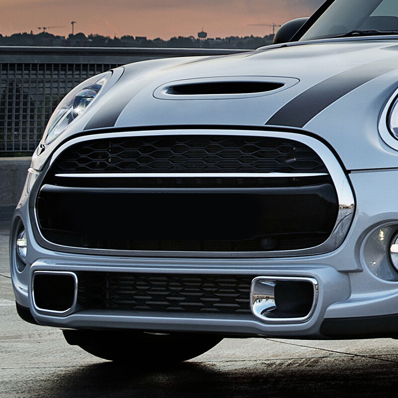 FOR MINI COOPER F55 F56 F57 FRONT BUMPER COVER NUMBER PLATE MOUNT ...