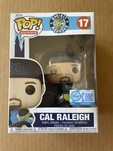Cal Raleigh Funko Pop New In Box, Funko Original, Everett Aquasox Vinyl ...