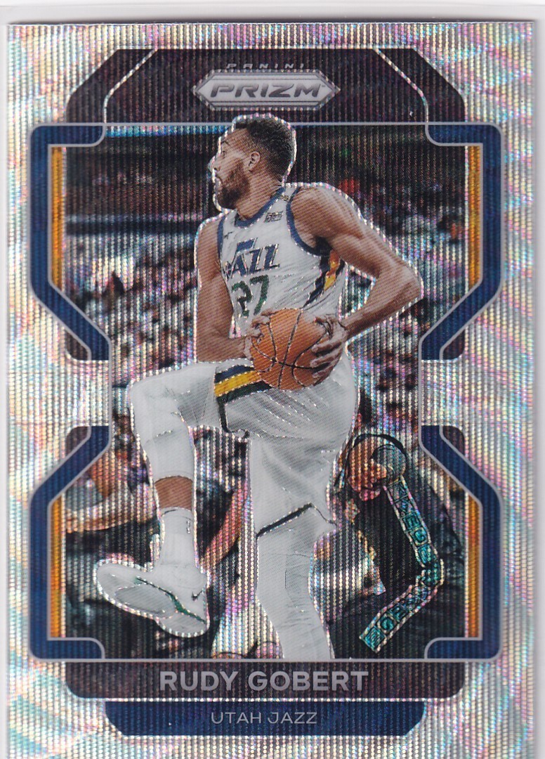 2021-22 PRIZMS SILVER WAVE RUDY GOBERT TIMBERWOLVES PRIZM **PACK FRESH ...
