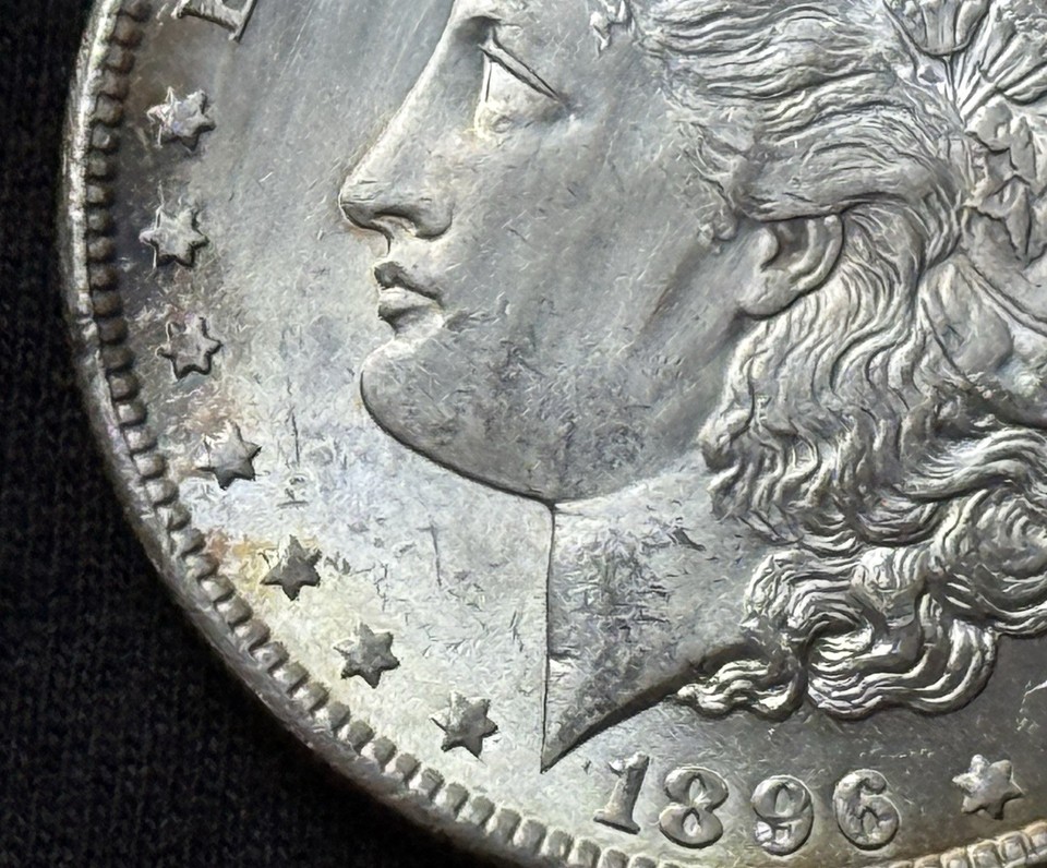 * 1896-P * CHOICE to GEM BU MS MORGAN SILVER DOLLAR * FROM ORIGINAL ...