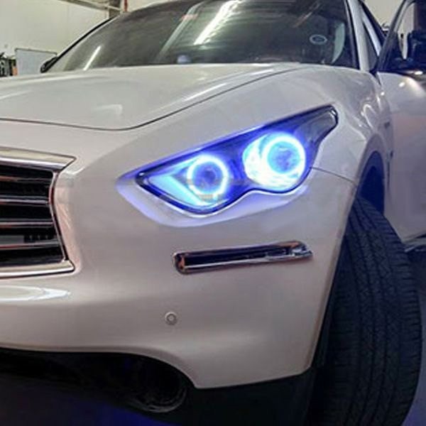 LED Halo Headlights Factory Surface Add On Custom Lights ColorSHIFT ...