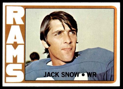 1972 Topps Jack Snow Los Angeles Rams #152 | eBay