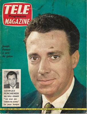 Télé Magazine n° 248 - Joseph Pasteur (Juillet 1960) | eBay