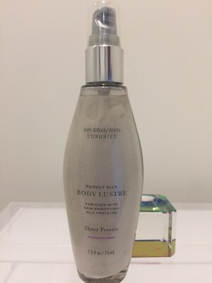 Bath and Body Works Luxuries Purely Silk Body Lustre Sheer Freesia Rare ...