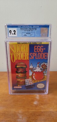 Short Order Eggsplode CGC 9.2 A Nintendo 1989 NEW SEALED 45496630546| eBay