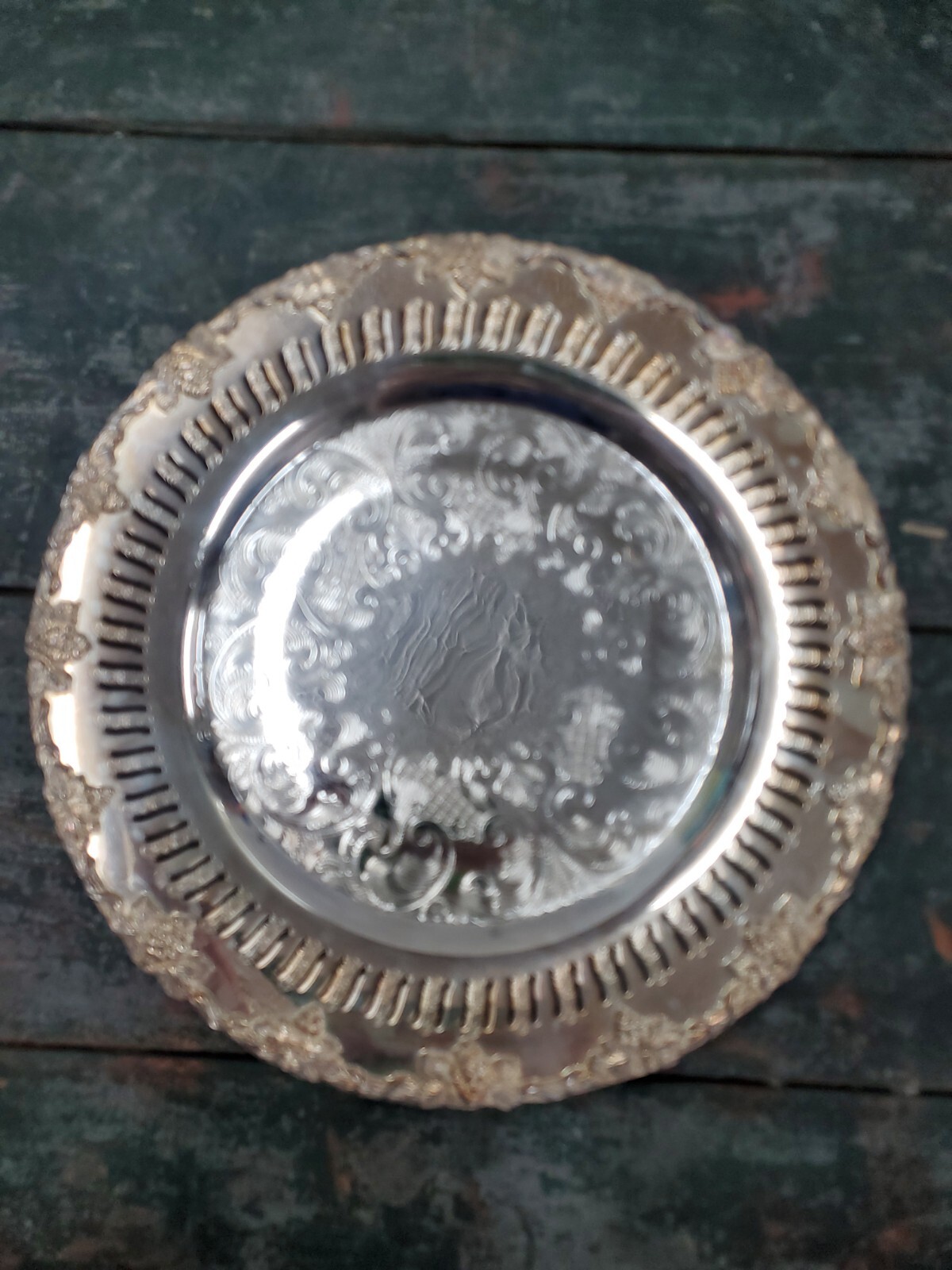 Old English Reproduction E.P. On Copper Tray Plate Lead Mounts. | eBay