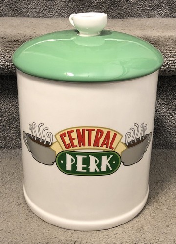 FRIENDS Central Perk Ceramic Cookie Jar OEM Food Storage NEW | eBay