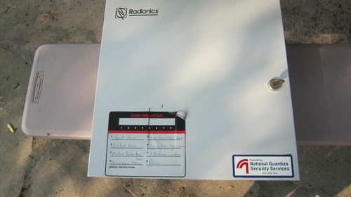 Radionics Omegalarm D6112 Alarm Control Panel and enclosure | eBay