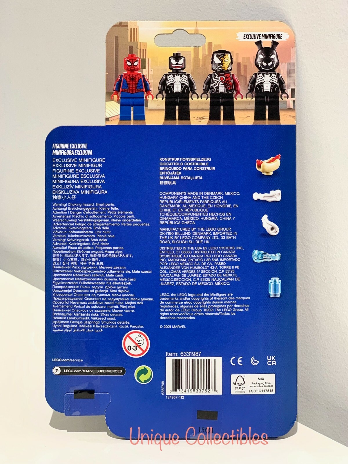 LEGO 40454 Marvel Spider-Man versus Venom & Iron Venom Minifigure ...